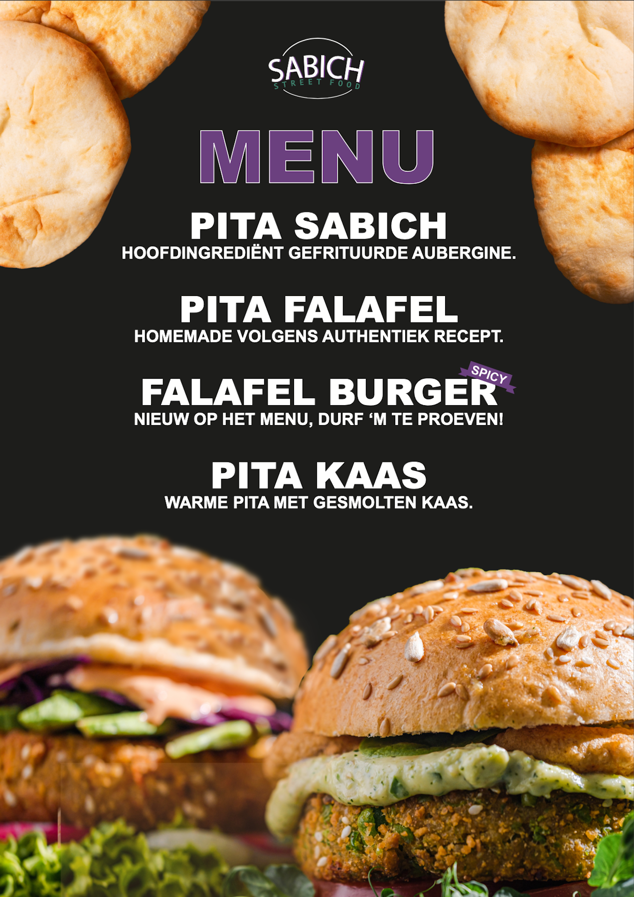 Sabich streetfood | Vegetarisch | Rhoon